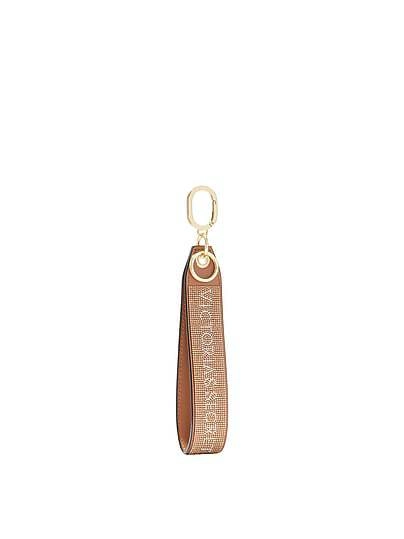 Victoria's Secret Wristlet Strap Keychain - Brown