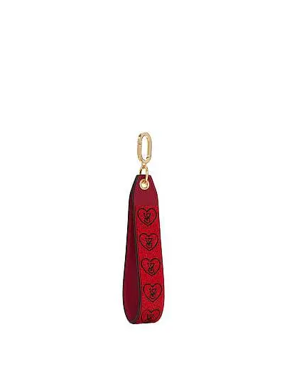 Victoria's Secret Wristlet Strap Keychain - Red