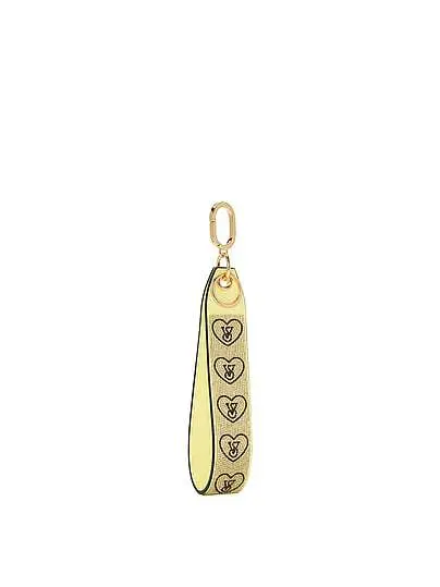 Victoria's Secret Wristlet Strap Keychain - Yellow