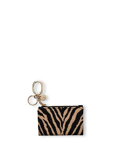 Victoria's Secret Foldover Card Case Keychain - Black