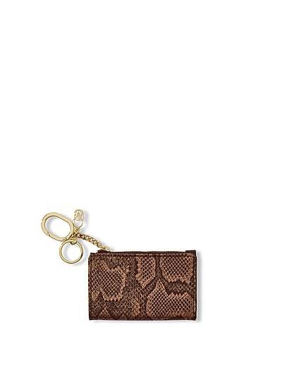 Victoria's Secret Foldover Card Case - Brown