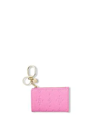 Victoria's Secret Foldover Card Case Keychain - Pink