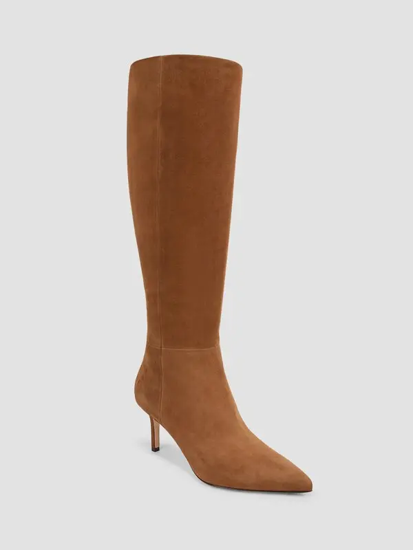 Veronica Beard Lisa 70mm Tall-shaft Suede Boots