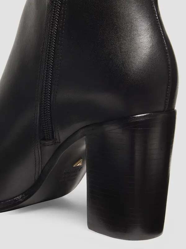 Schutz Mikki Up 90mm Leather Block-heel Boots