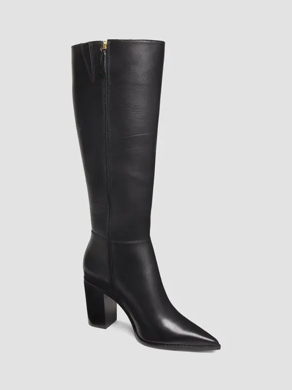 Schutz Mikki Up 90mm Leather Block-heel Boots