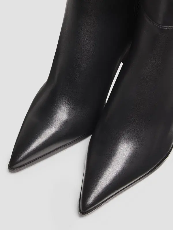Schutz Mikki Up 90mm Leather Block-heel Boots