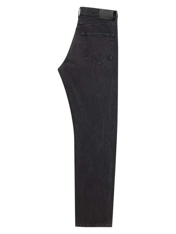 Saint Laurent Loose-fit Jeans In Used Denim