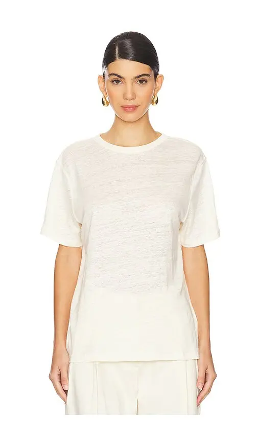 Sold Out NYC The Linen Perfect Tee - Cream