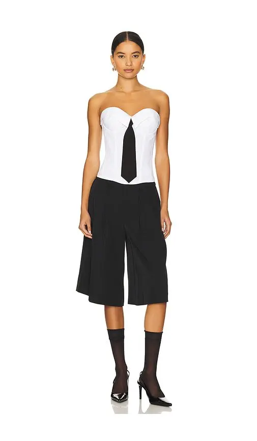 GUIZIO Chrys Pinstripe Corset