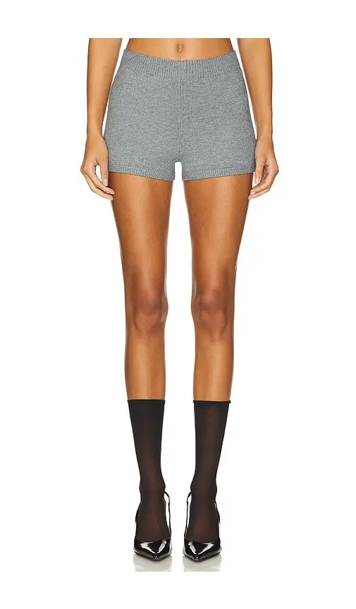 GUIZIO Calesia Knit Shorts - Grey