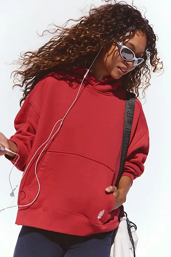 Free People A Cut Above Hoodie - Candy Apple