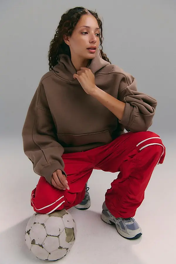 Free People A Cut Above Hoodie - Hickory