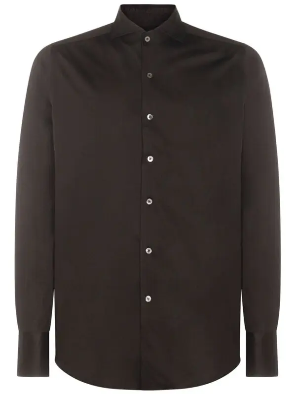 Canali Long-sleeve Cotton Shirt