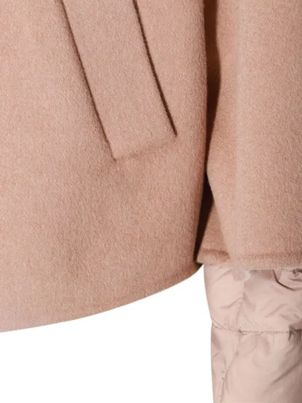 MOORER Layered Funnel-neck Jacket
