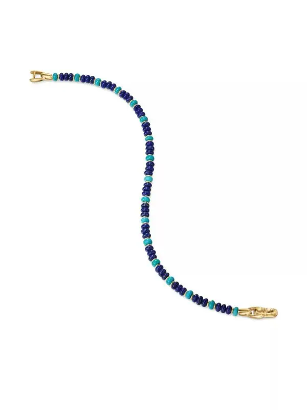 David Yurman 18kt Yellow Bead Bracelet - Gold