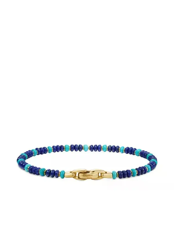 David Yurman 18kt Yellow Bead Bracelet - Gold