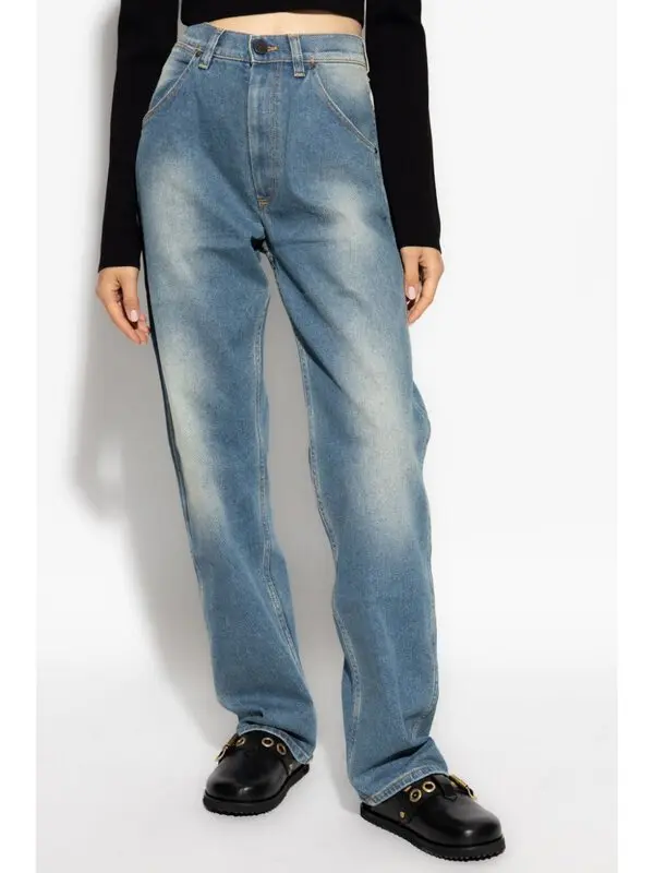 VIVIENNE WESTWOOD Cotton Straight Jeans