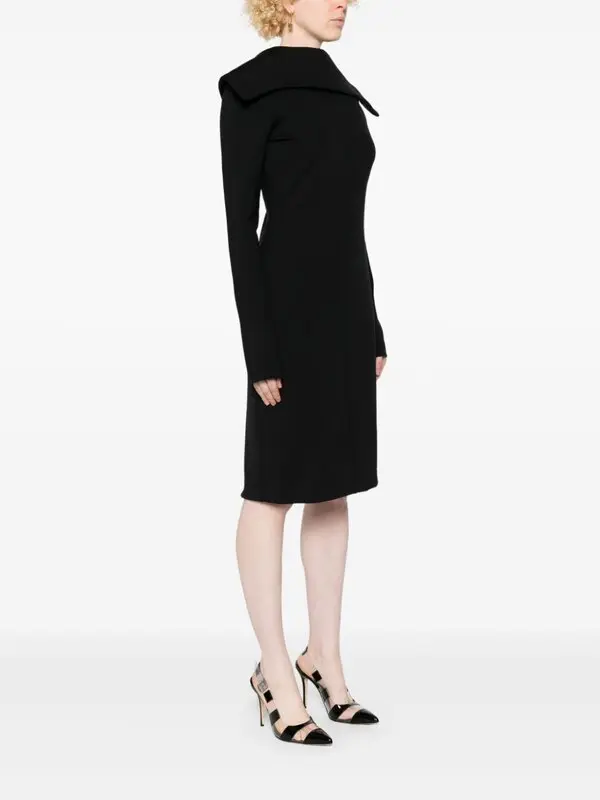 Philosophy Di Lorenzo Serafini Foldover-neckline Midi Dress