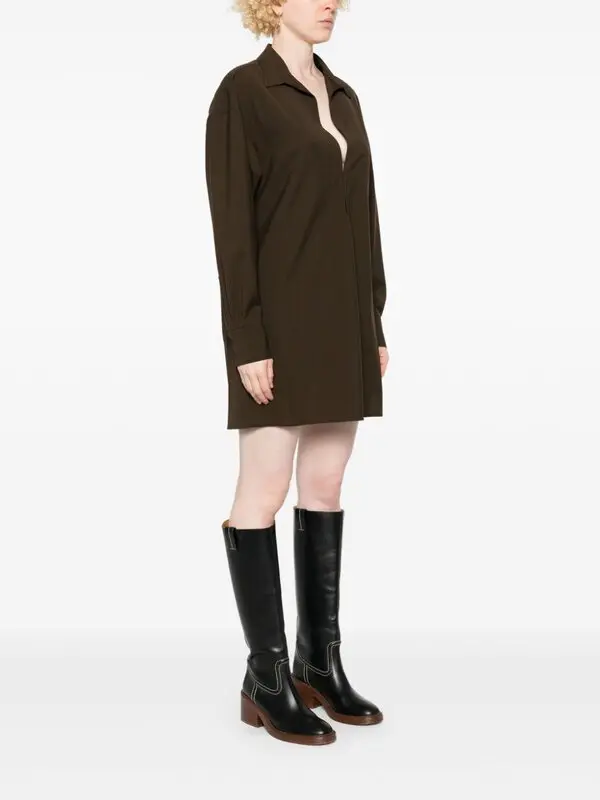 Philosophy Di Lorenzo Serafini Shift Mini Dress - Brown
