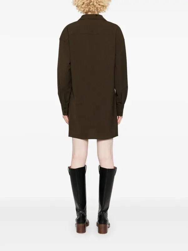 Philosophy Di Lorenzo Serafini Shift Mini Dress - Brown