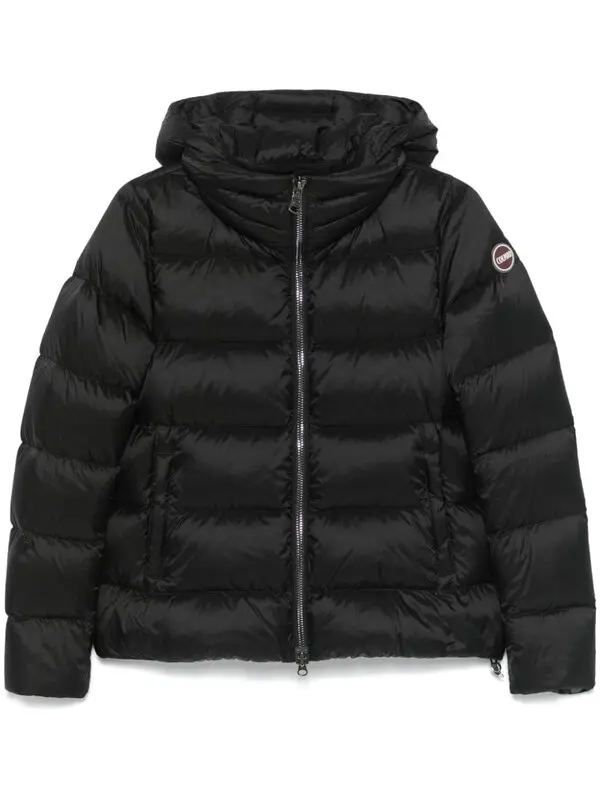 COLMAR Logo-patch Puffer Jacket - Black