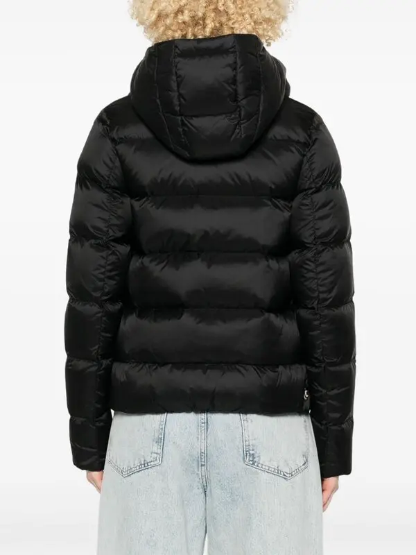 COLMAR Logo-patch Puffer Jacket - Black