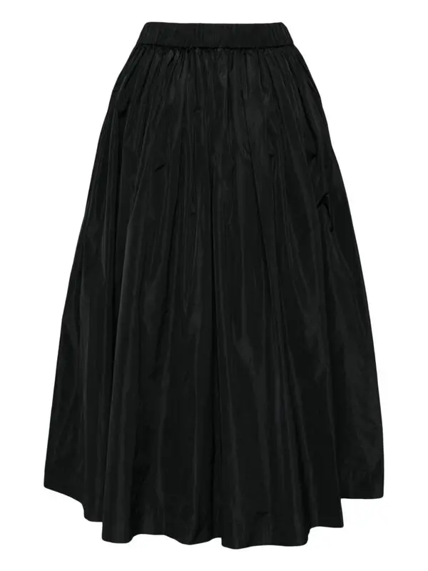 Biyan Pleated A-line Skirt