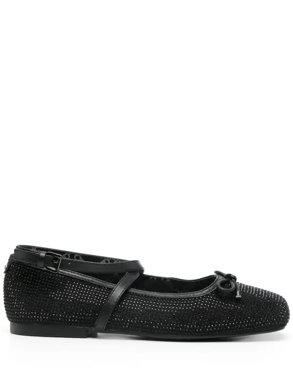 Michael Kors Rhinestone-embellished Ballerina Flats