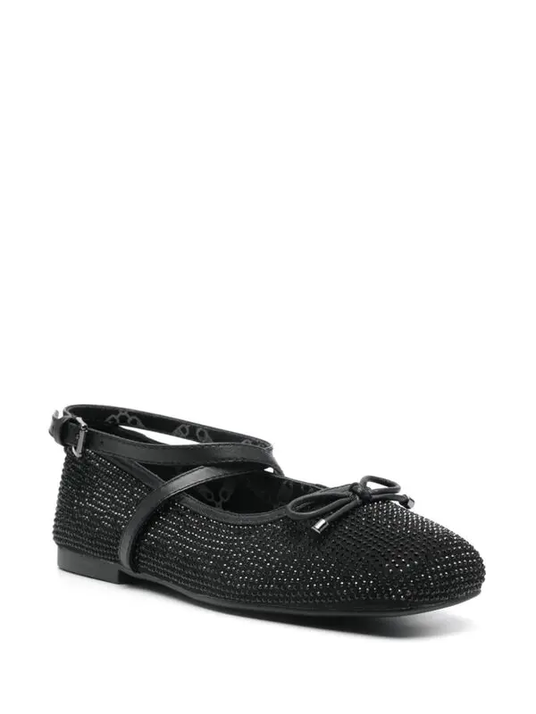 Michael Kors Rhinestone-embellished Ballerina Flats