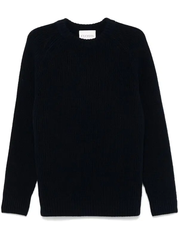 Closed Wool Crewneck Sweater