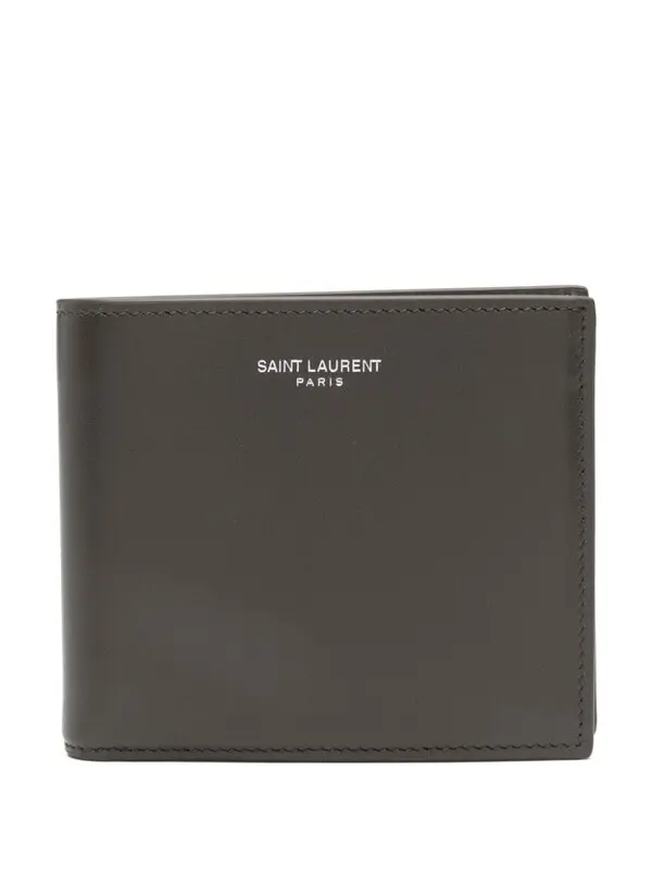 Saint Laurent Leather Wallet - Brown