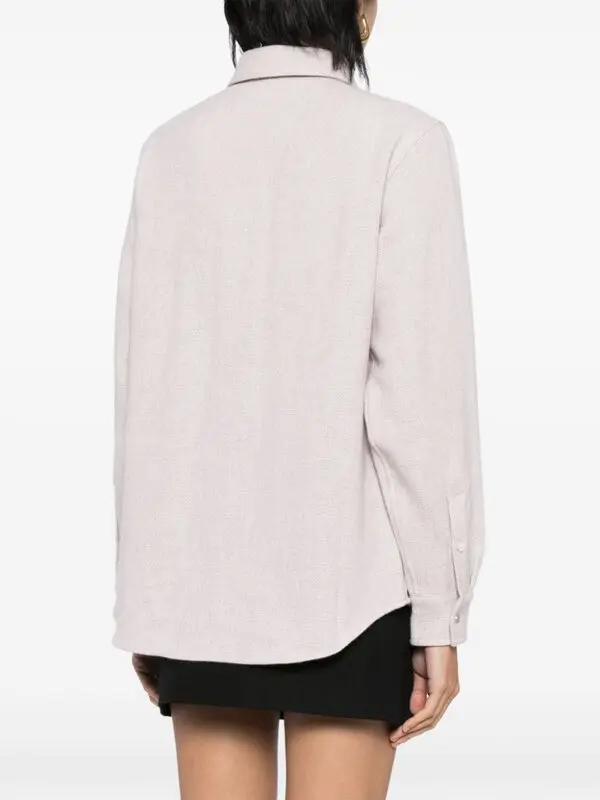GOD'S TRUE CASHMERE Melange Shirt - Pink