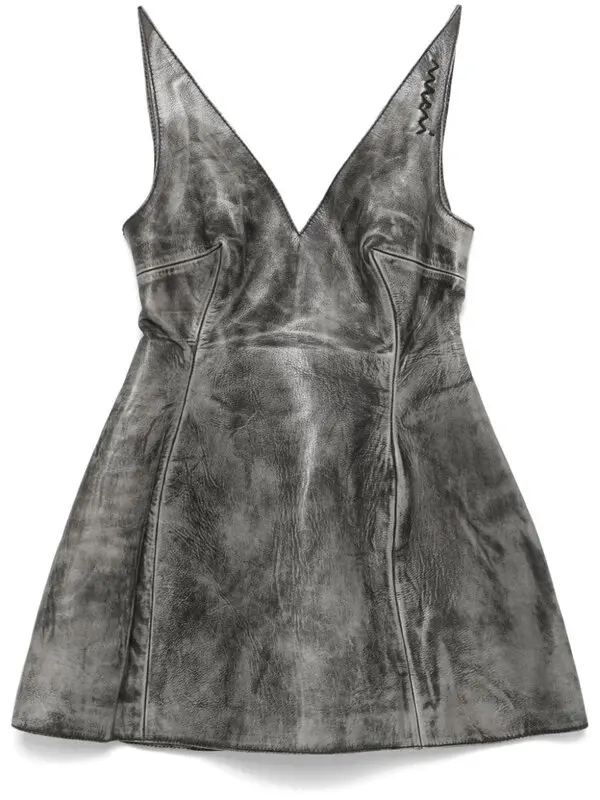 Marni Flared Mini Dress - Grey