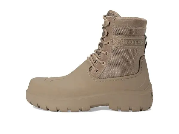 Hunter London Waterproof Lace-up Boots - Brown