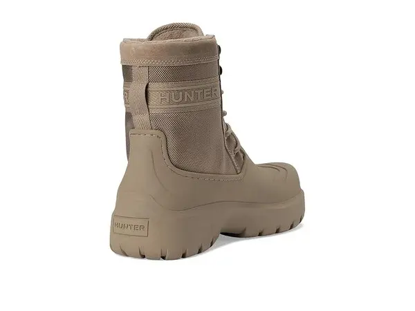 Hunter London Waterproof Lace-up Boots - Brown