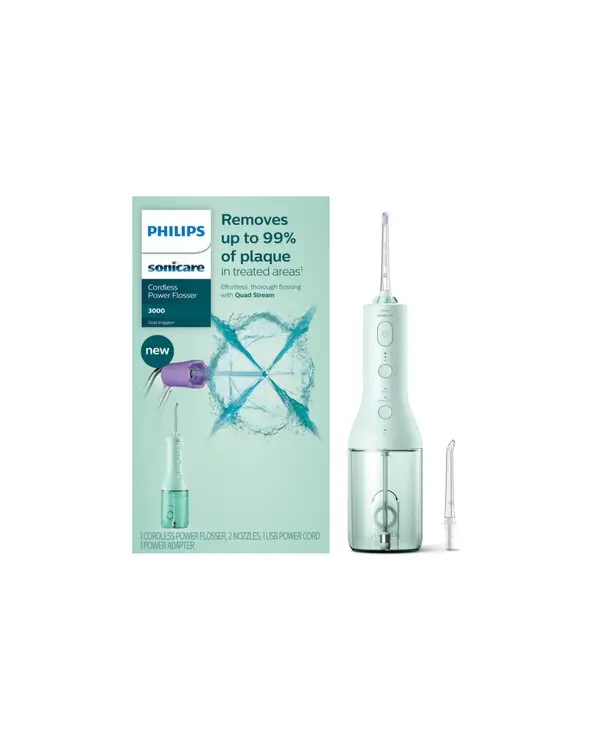 SONICARE Philips Mint Cordless Power Flosser 3000 - Light,pastel Green
