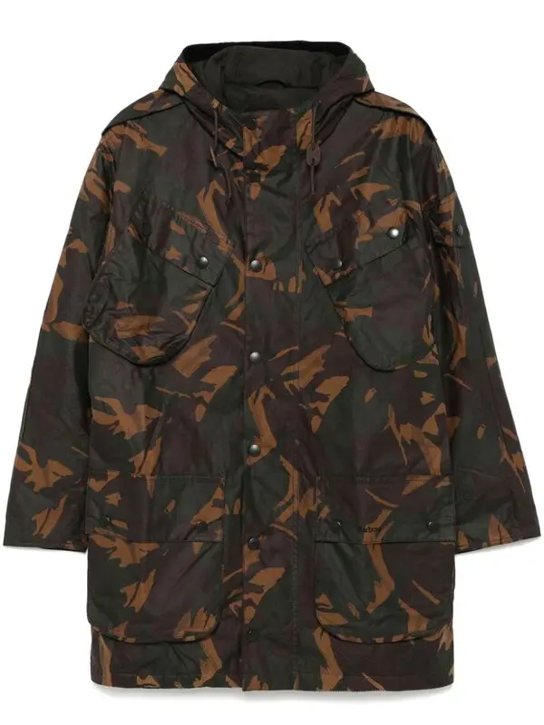 Barbour Wax Camo Parka
