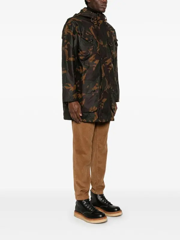 Barbour Wax Camo Parka