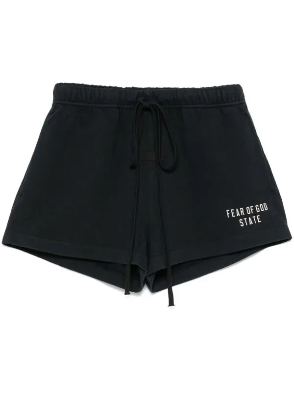 Fear Of God Fleece Track Shorts - Black