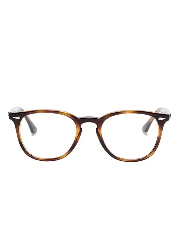 Ray-ban Square-frame Glasses - Brown