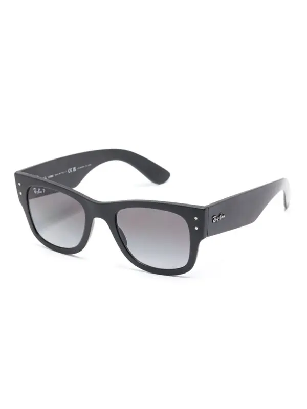 Ray-ban Mega Wayfarer Liteforce Square-frame Sunglasses - Black