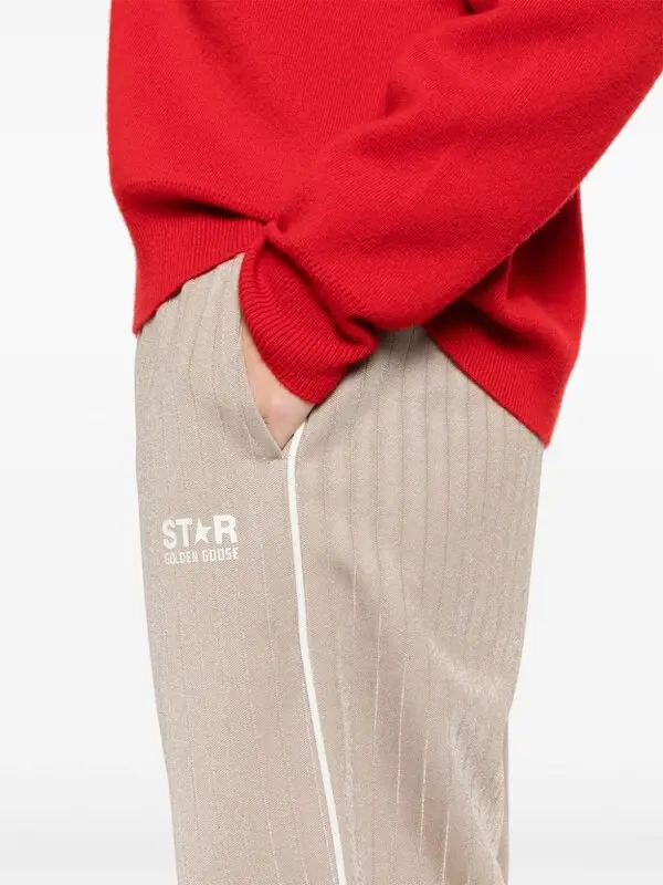 GOLDEN GOOSE Logo-print Track Pants
