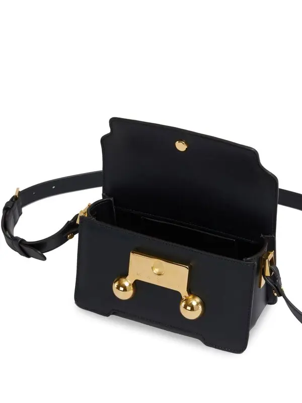 Marni Trunkaroo Mini Shoulder Bag - Black