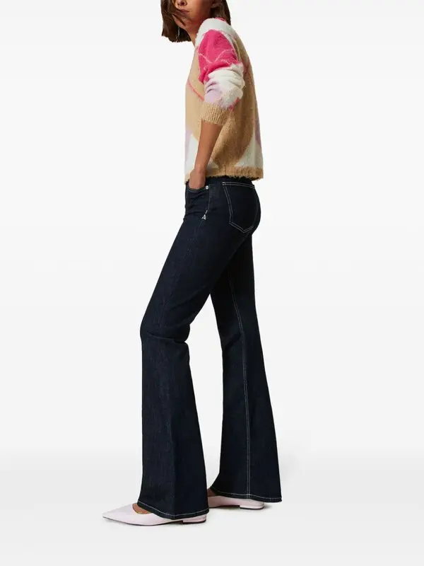 TWINSET Five-pocket Flared Jeans