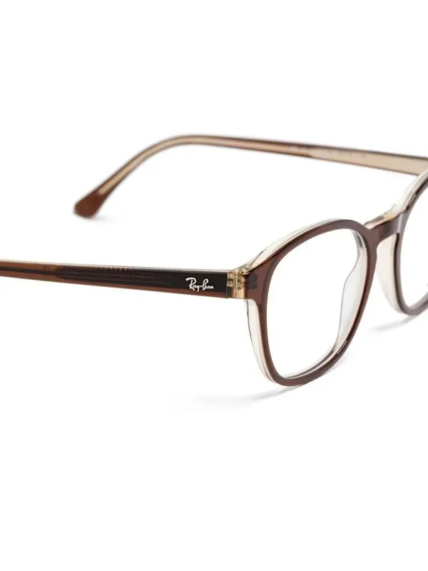 Ray-ban Square-frame Glasses - Brown