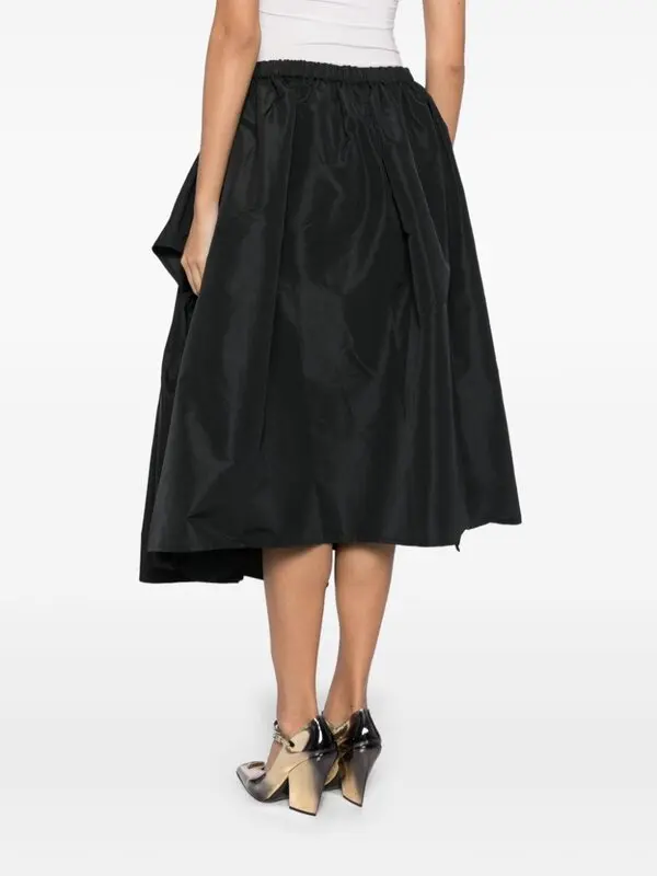 Biyan Taffeta Cape Dress