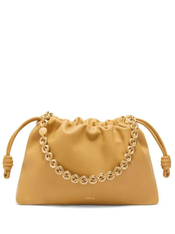 Loewe Large Flamenco Shoulder Bag - Neutrals