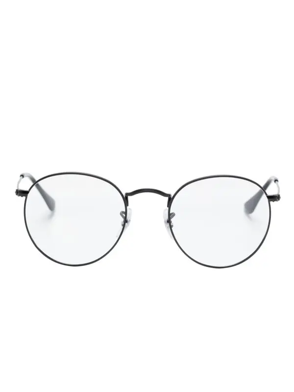 Ray-ban Round-frame Glasses - Black