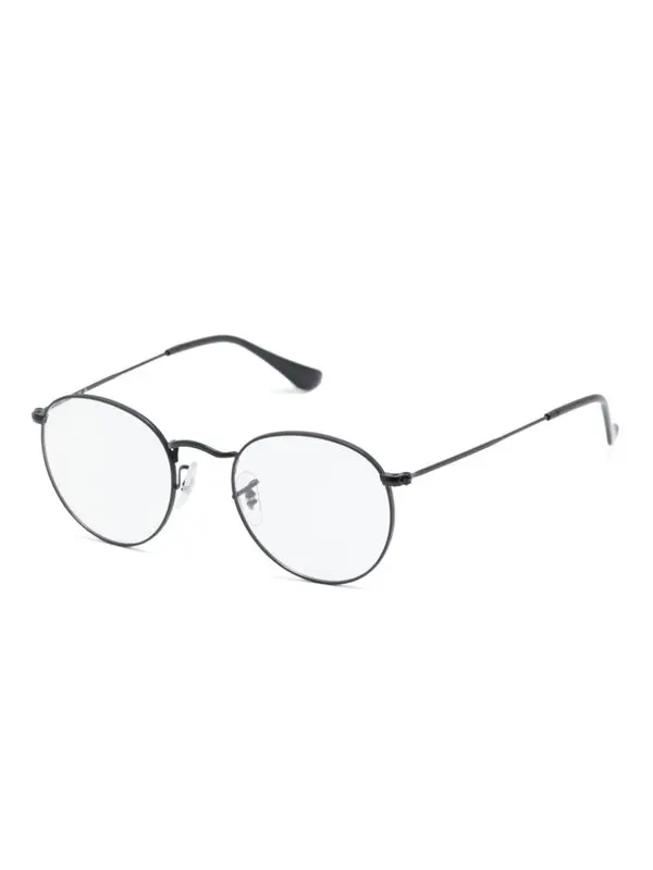Ray-ban Round-frame Glasses - Black