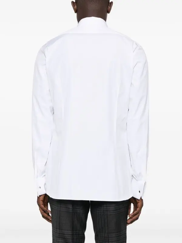 TOM FORD Spread-collar Cotton Shirt - White